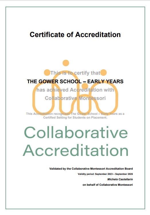 The Gower School | Collaborative Montessori Accreditation