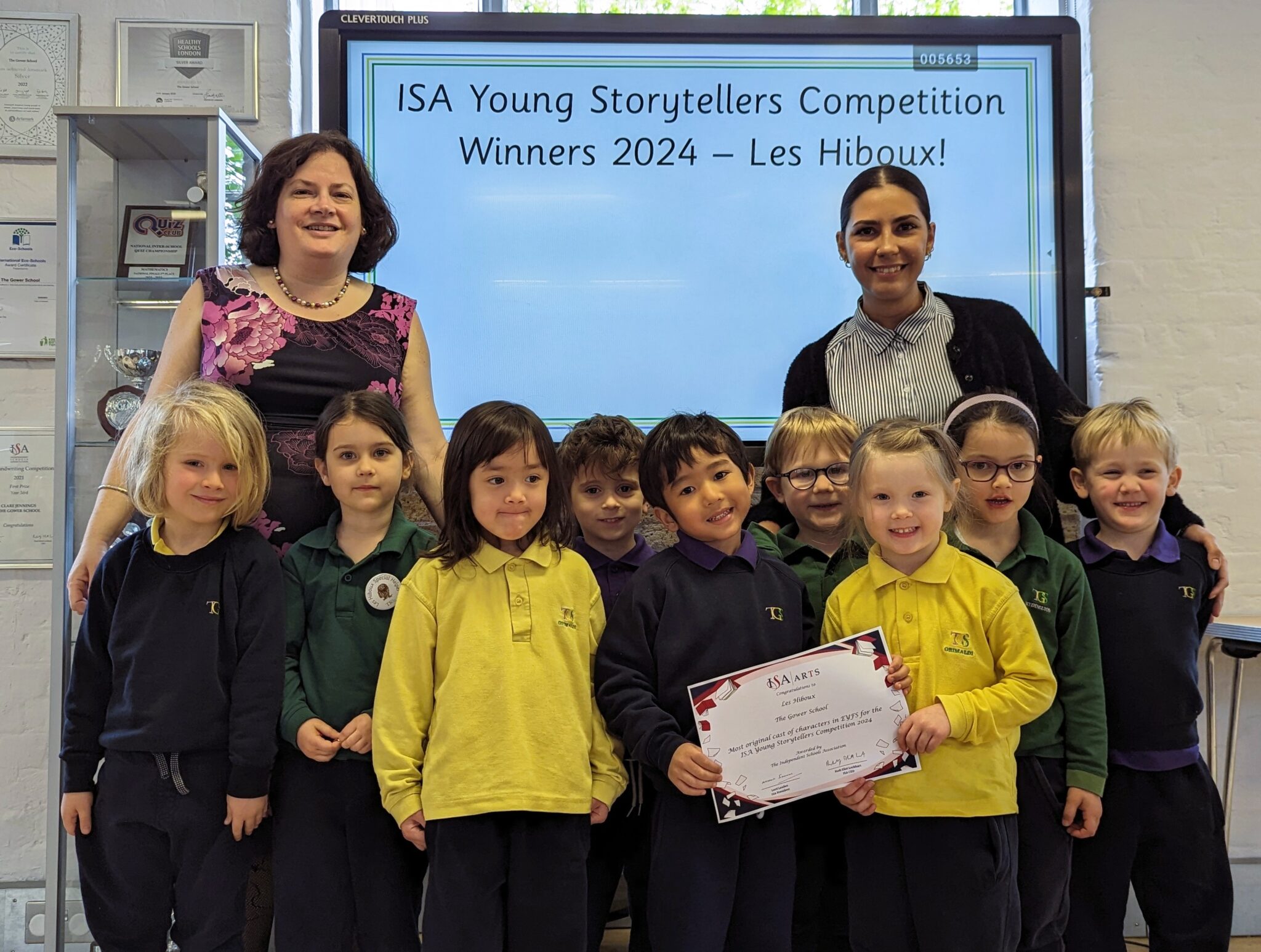 Reception Writers Win ISA Storytelling Contest | The Gower School