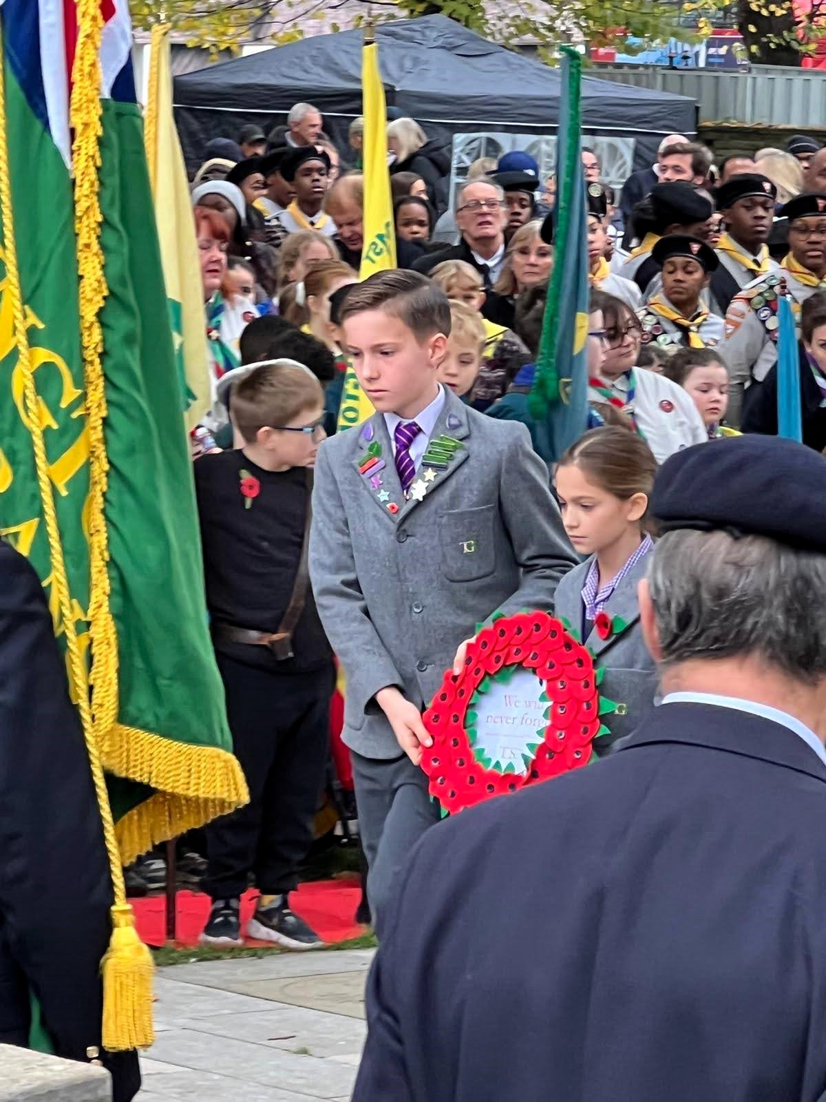 The Gower School | Form 6 Pupils Honour Fallen at Islington Green War ...